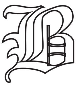 Free Printable Alphabet Letters: Gothic Calligraphy Capital B