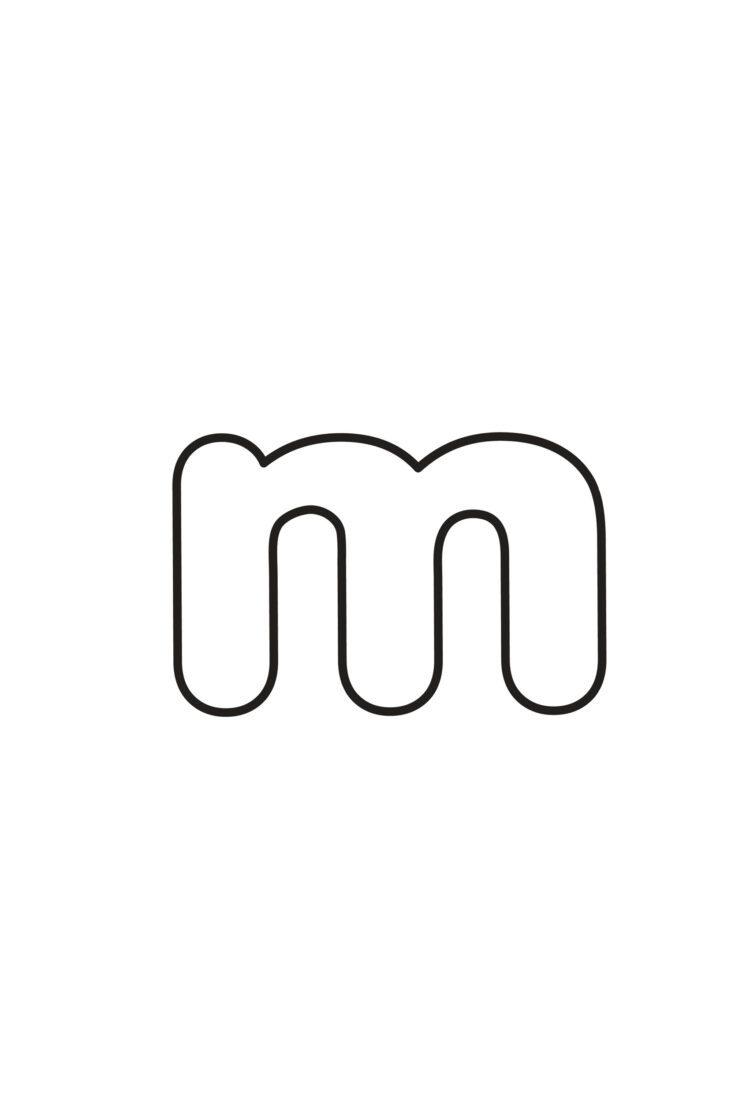Printable Bubble Letter M - Freebie Finding Mom