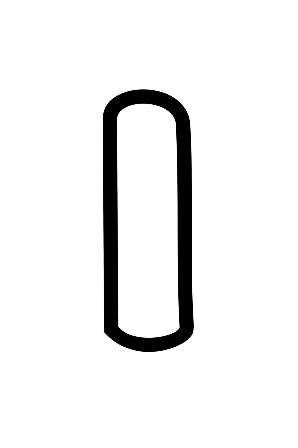 Free Printable Bubble Letter L