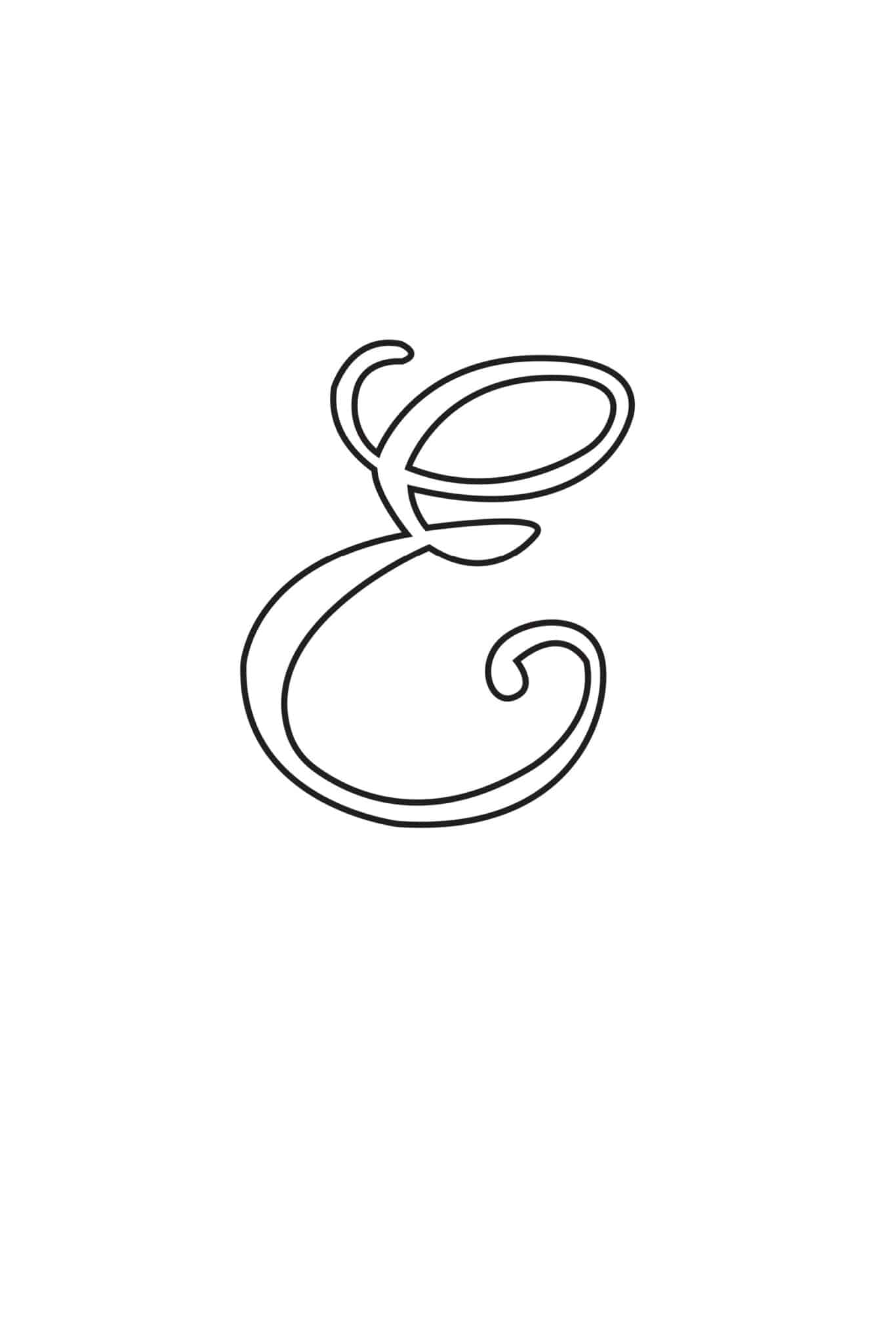 5 Free Printable Alphabet Calligraphy Letters - Freebie Finding Mom