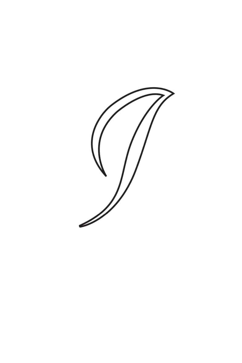 5 Free Printable Alphabet Calligraphy Letters - Freebie Finding Mom