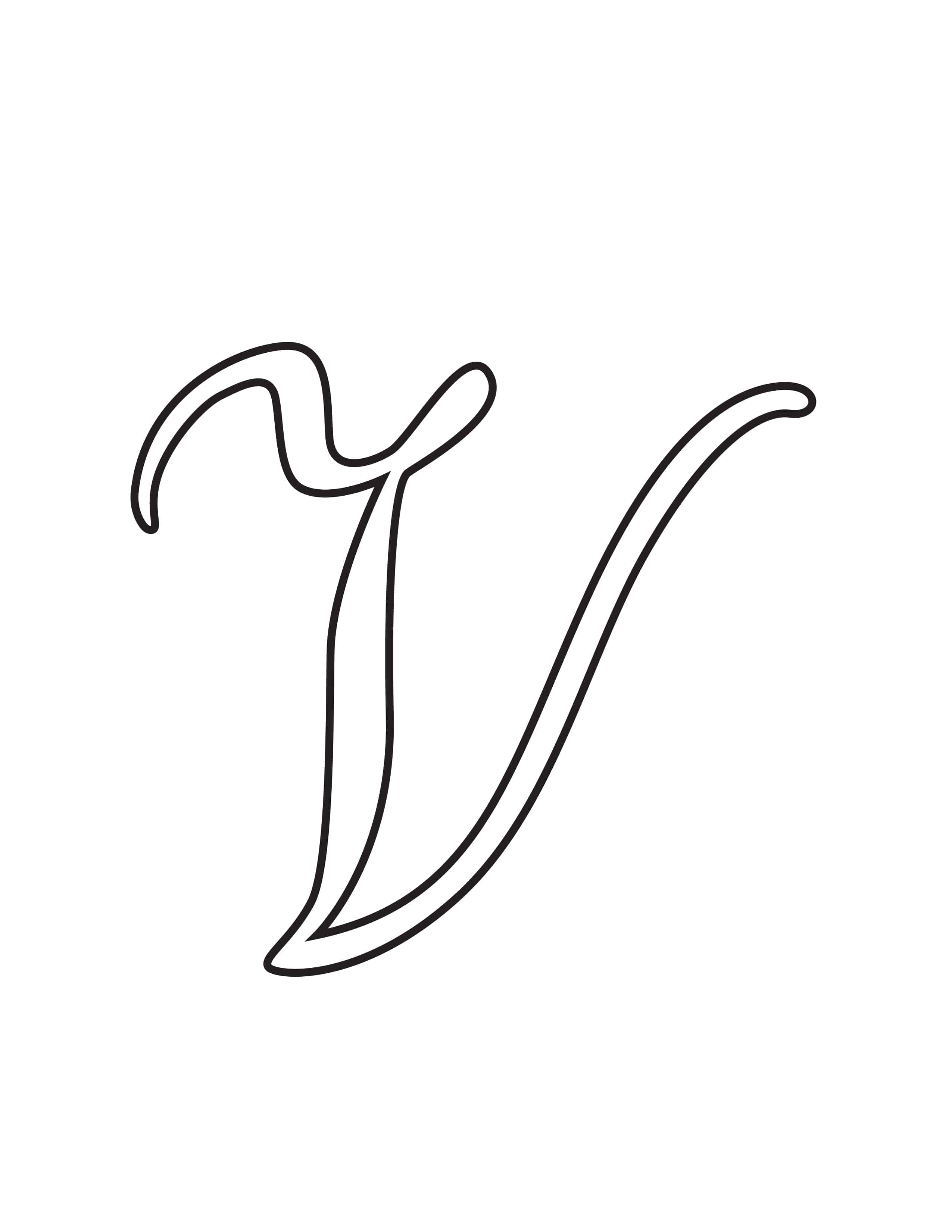 The Letter V In Cursive Download Golden Cursive Letter V