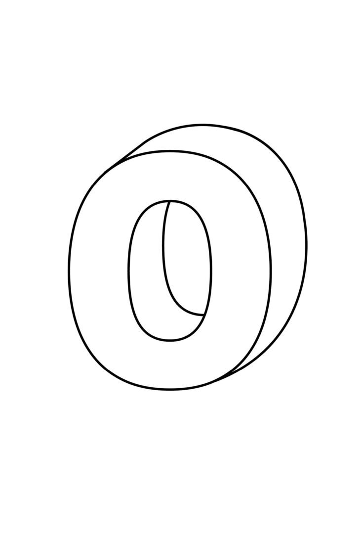 Free Printable Bubble Letter O - Freebie Finding Mom