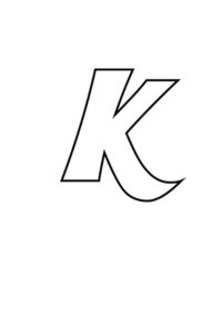 Printable Bubble Letter K - Freebie Finding Mom