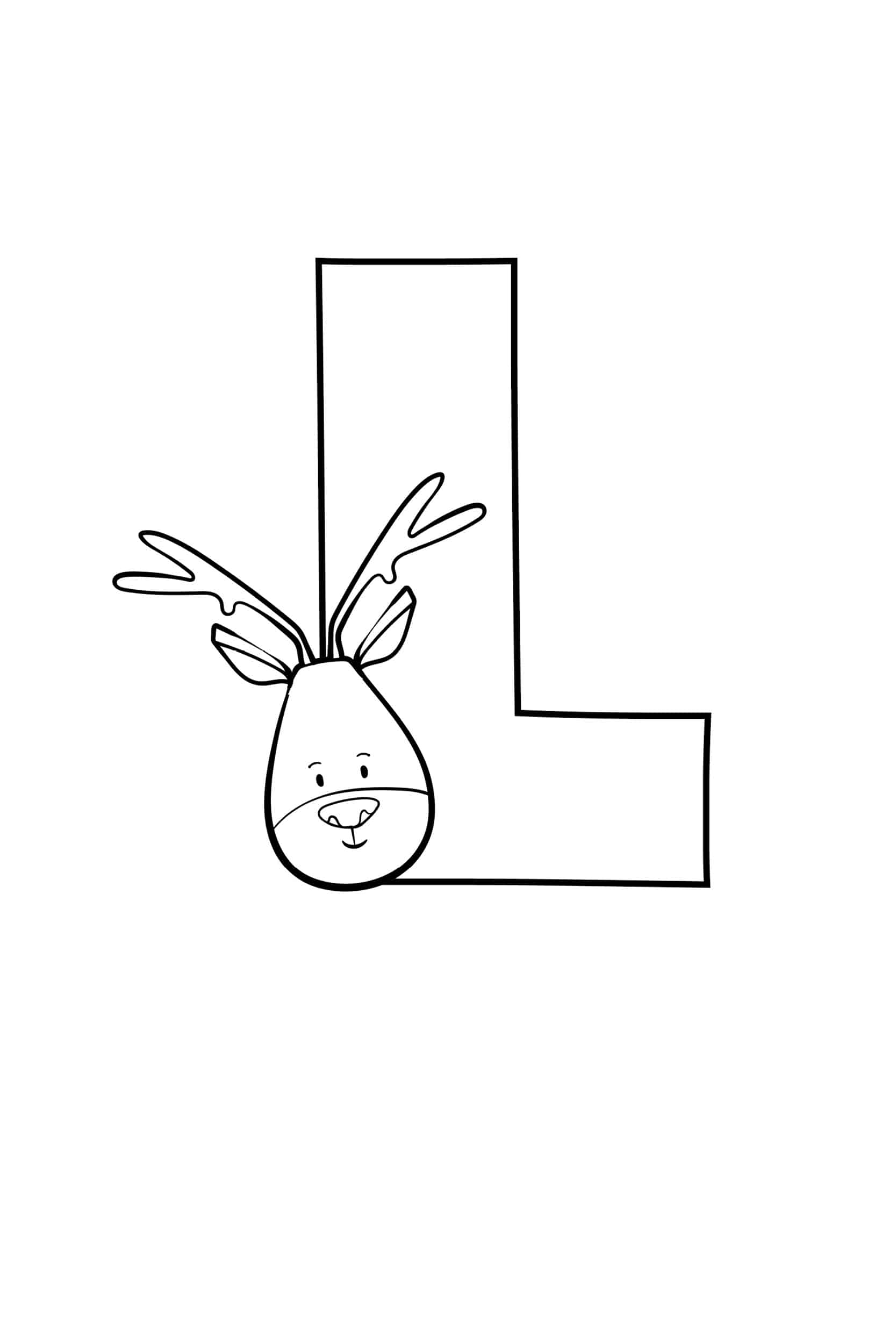 Free Printable Bubble Letter L