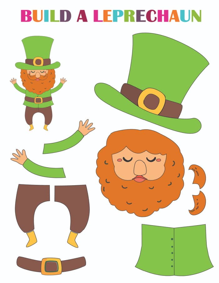 Free Leprechaun Printable St Patrick s Day Crafts LaptrinhX News