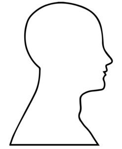 4 Free Printable Head Templates