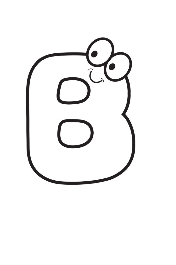 Free Printable Cartoon Letters Alphabet