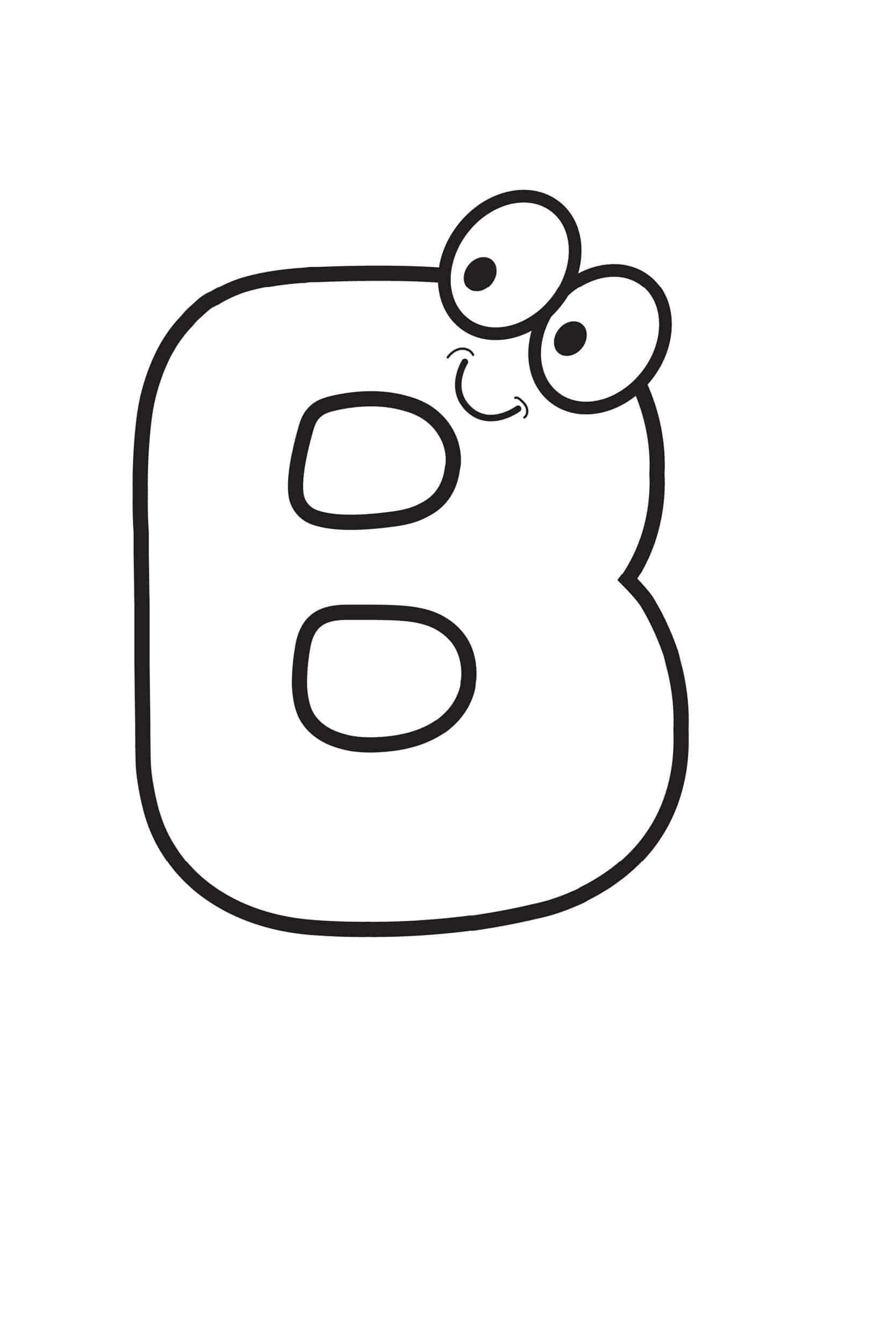 Free Printable Cartoon Letters Alphabet