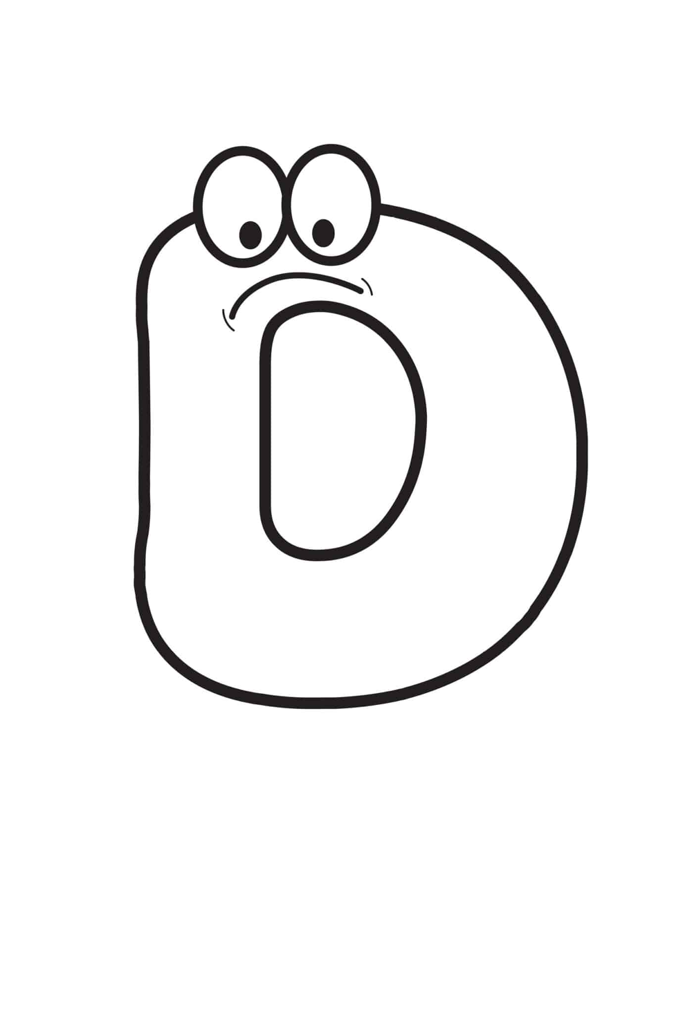 Free Printable Cartoon Letters Alphabet