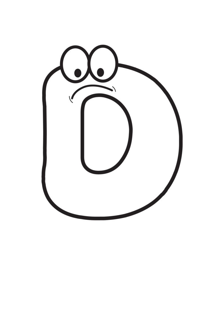 Free Printable Cartoon Letters Alphabet