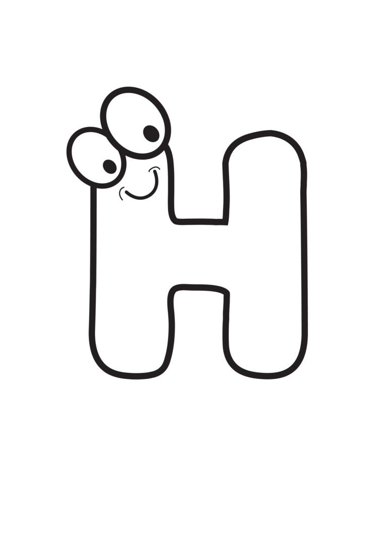 Free Printable Cartoon Letters Alphabet