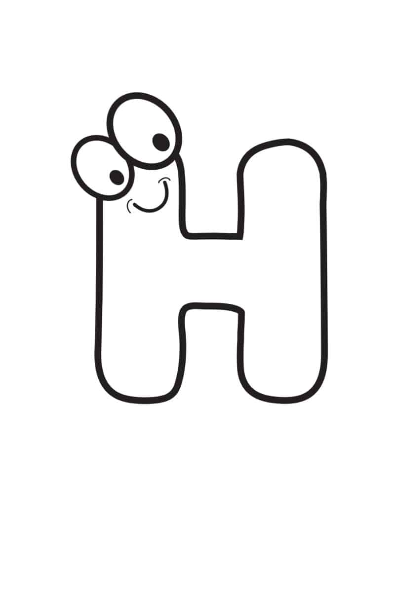 Free Printable Cartoon Letters Alphabet