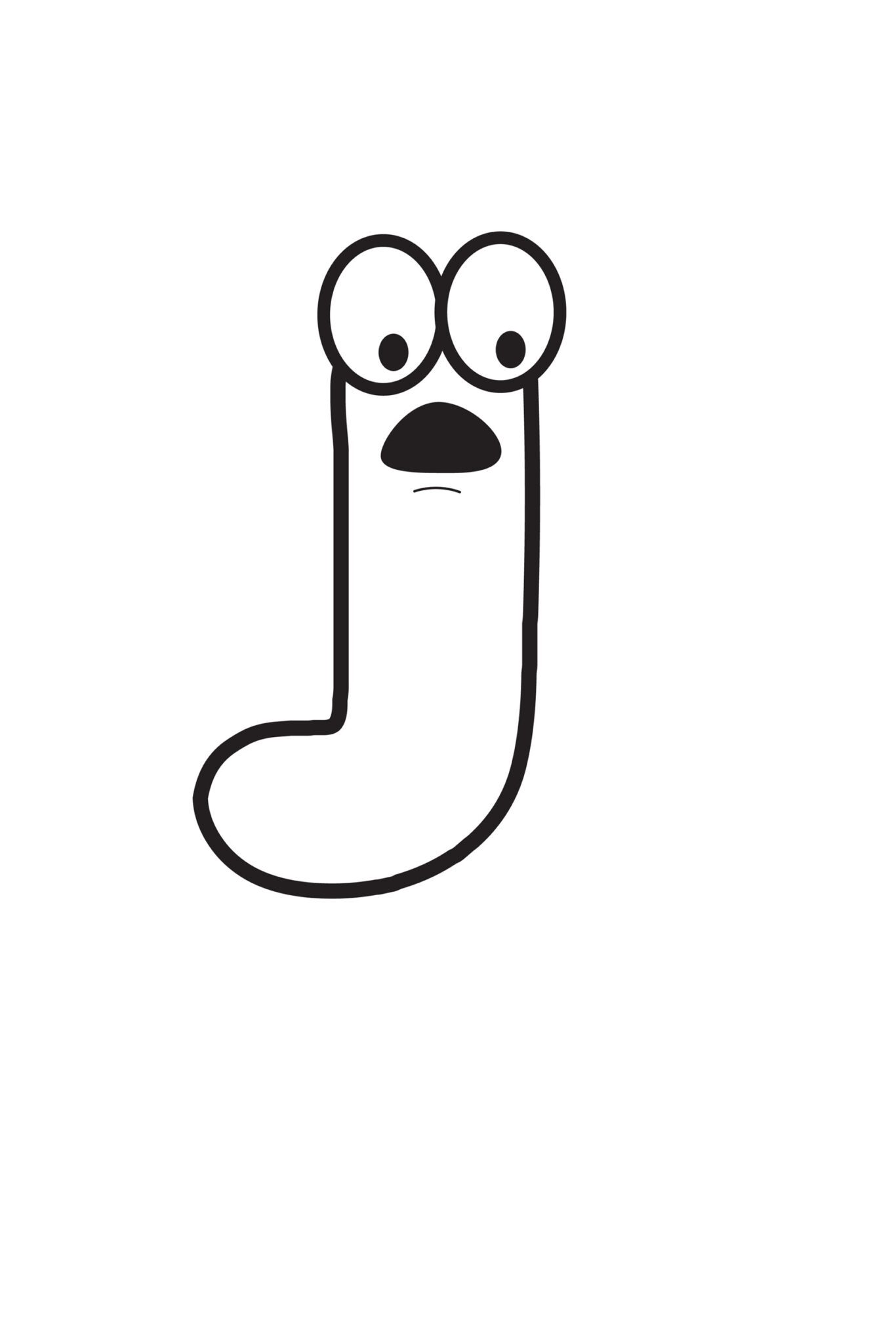 Free Printable Cartoon Letters Alphabet