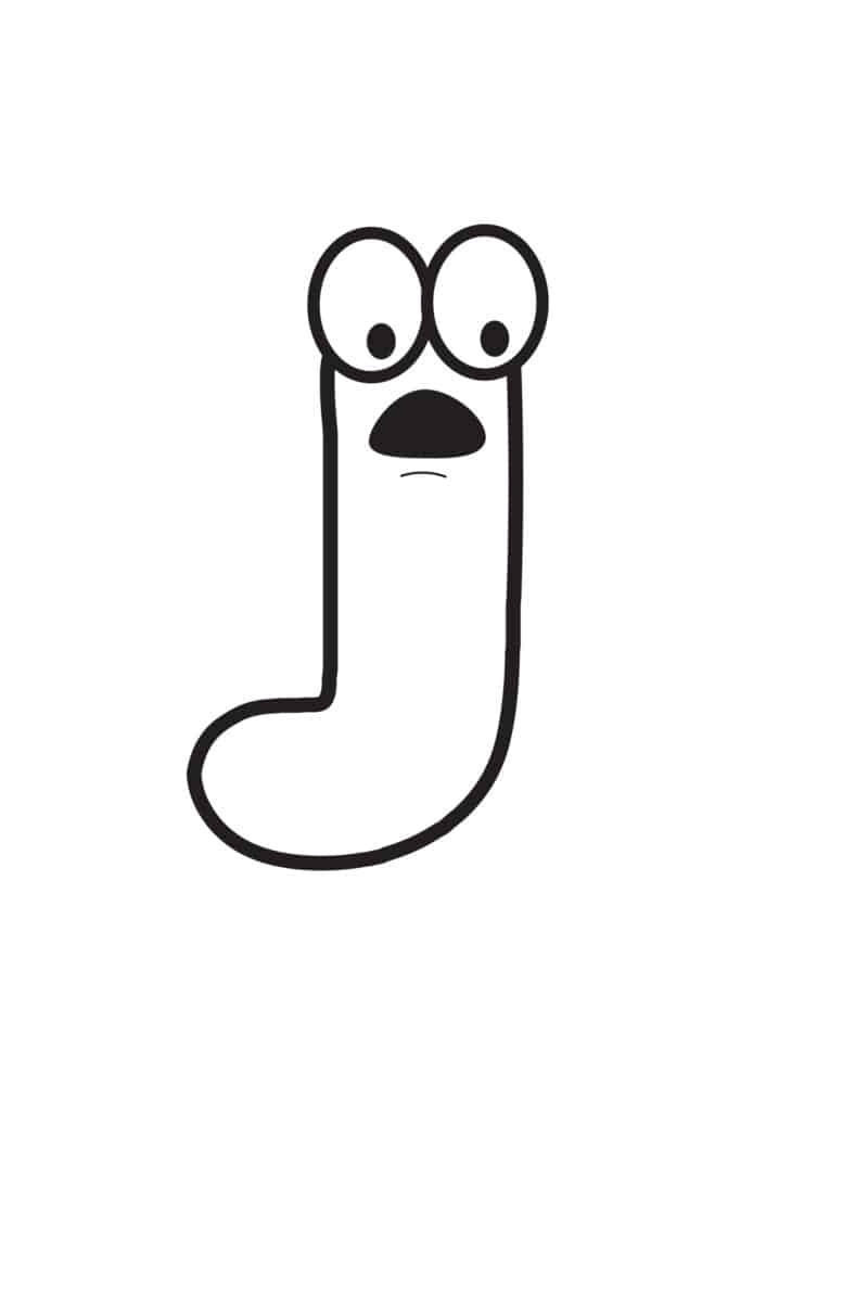 Free Printable Cartoon Letters Alphabet