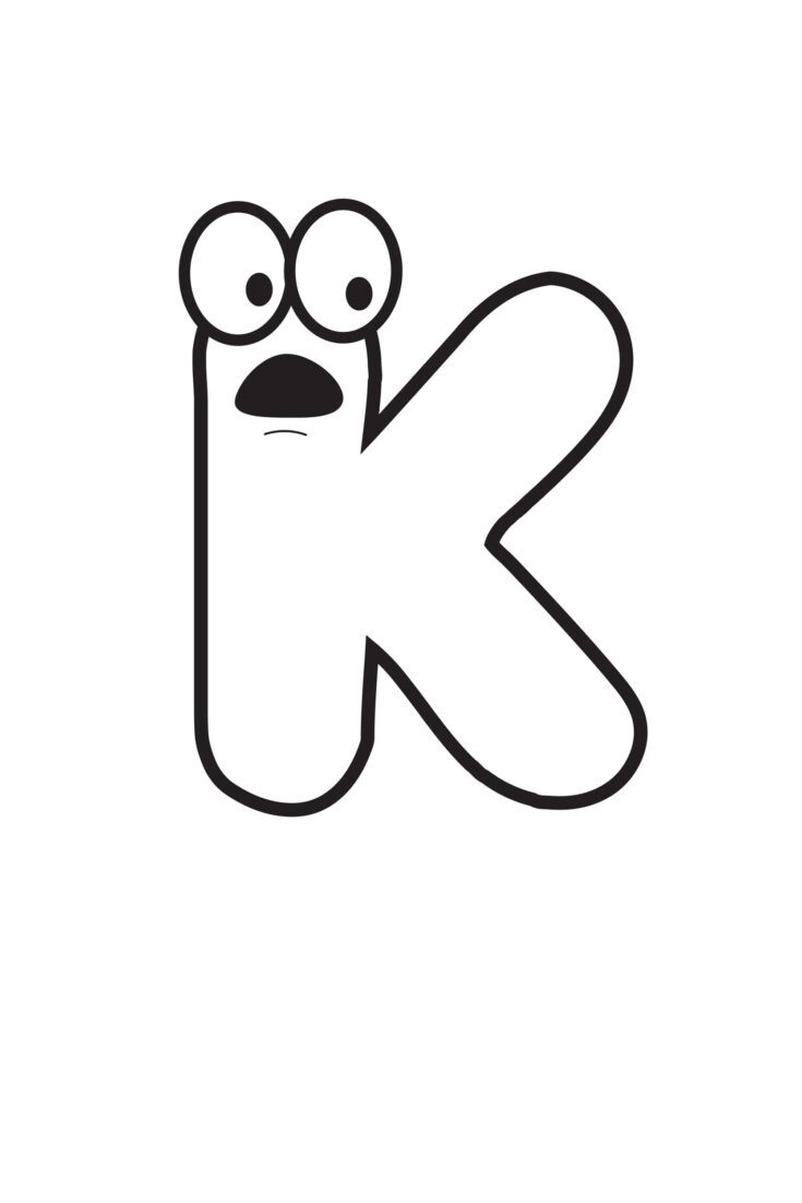 Free Printable Cartoon Letters Alphabet