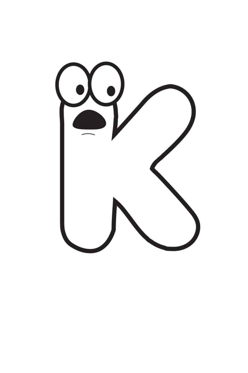 Free Printable Cartoon Letters Alphabet