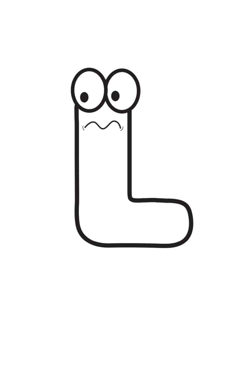 Free Printable Cartoon Letters Alphabet