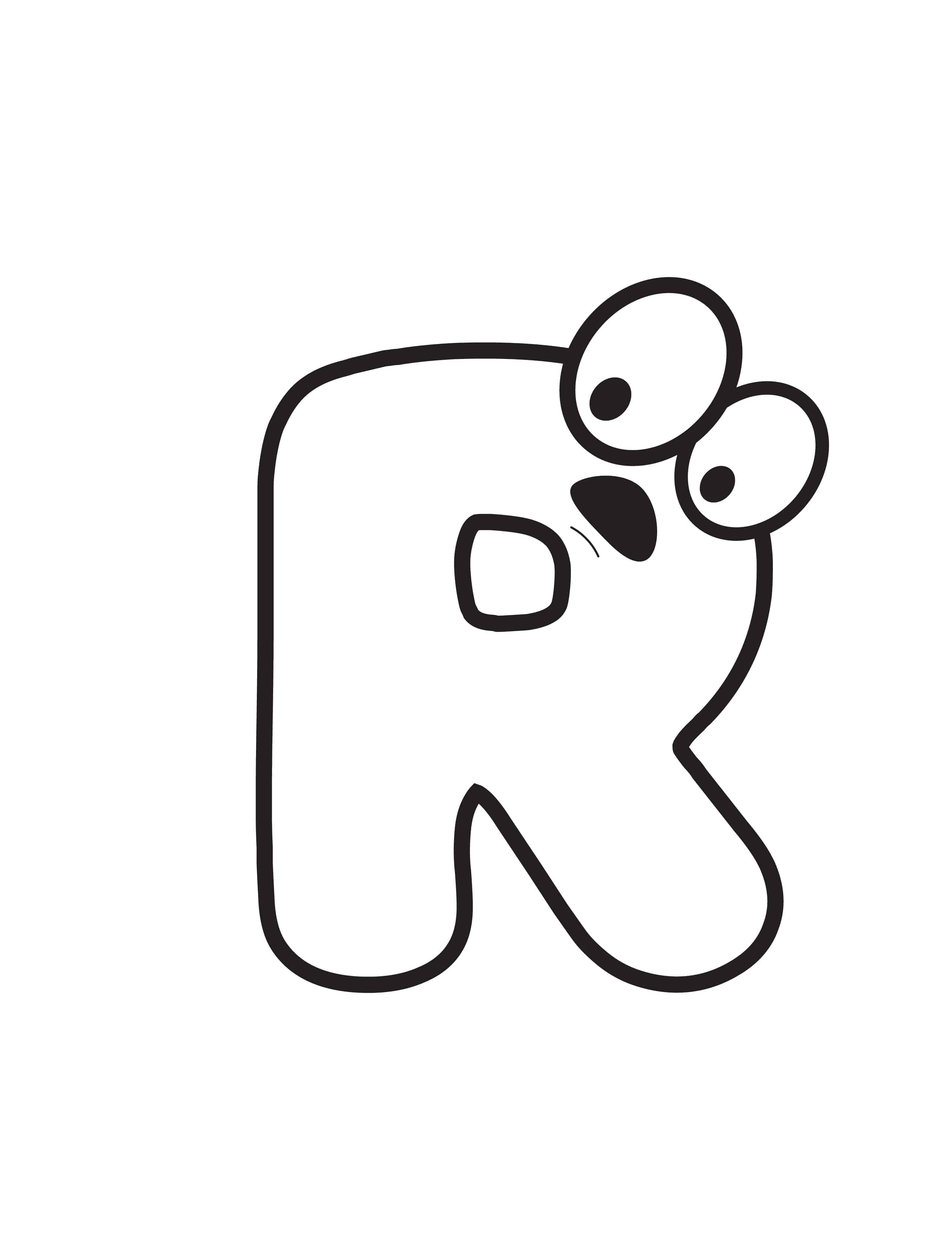 R Alphabet Animation