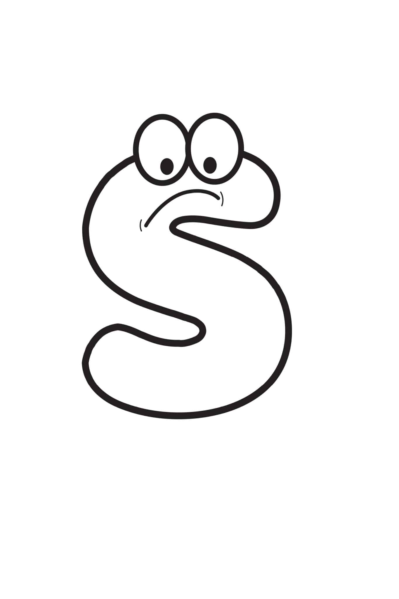 Free Printable Cartoon Letters Alphabet - Freebie Finding Mom