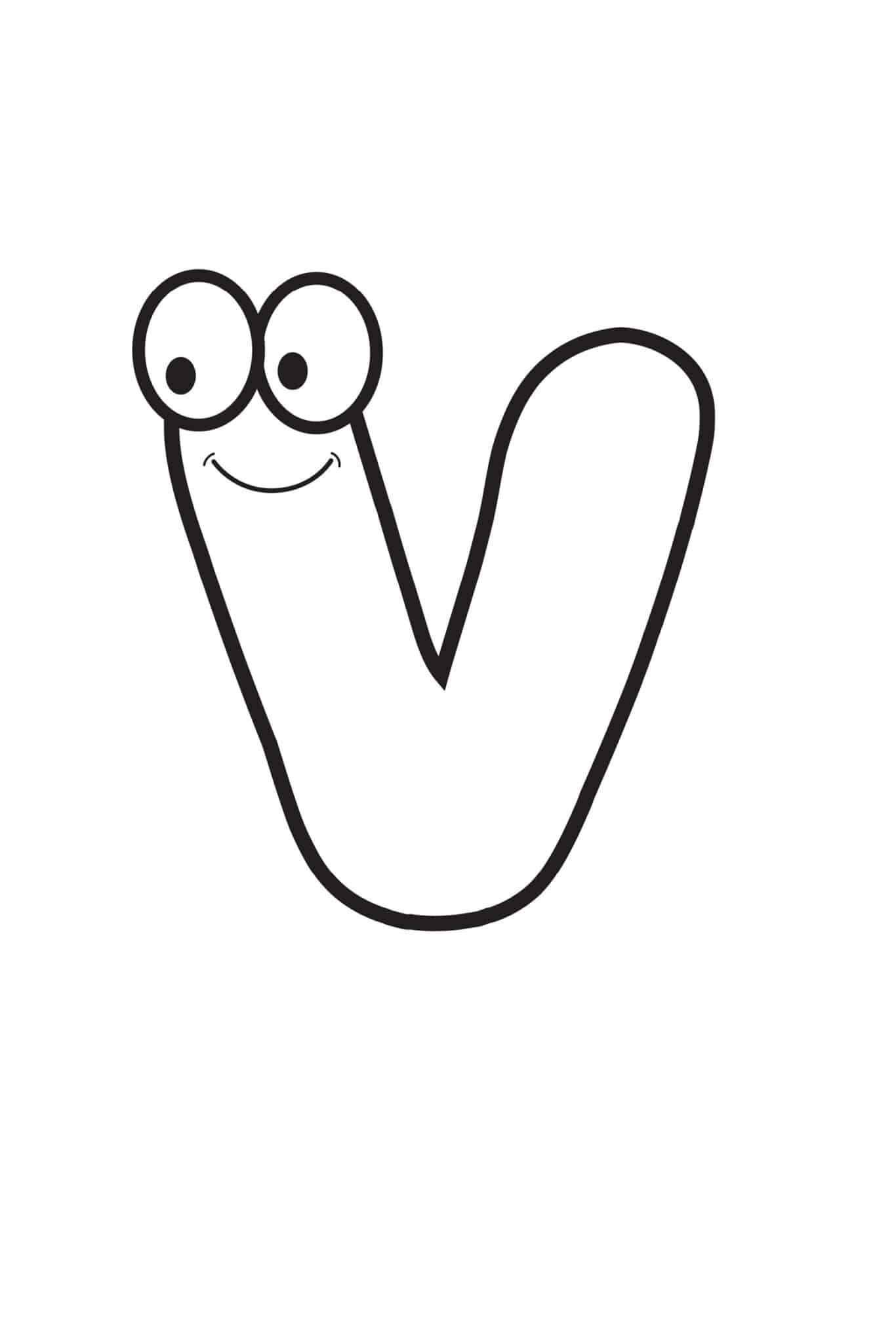 Free Printable Cartoon Letters Alphabet - Freebie Finding Mom