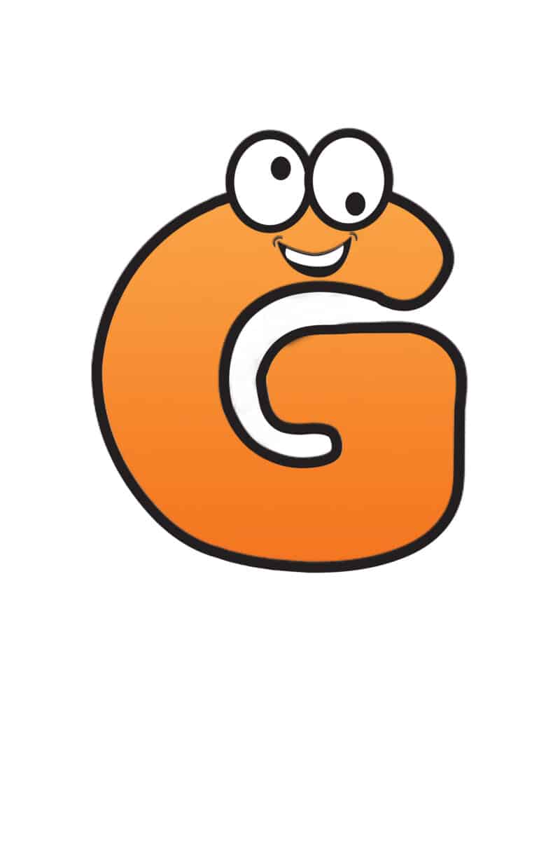 Free Printable Colorful Cartoon Letters Alphabet