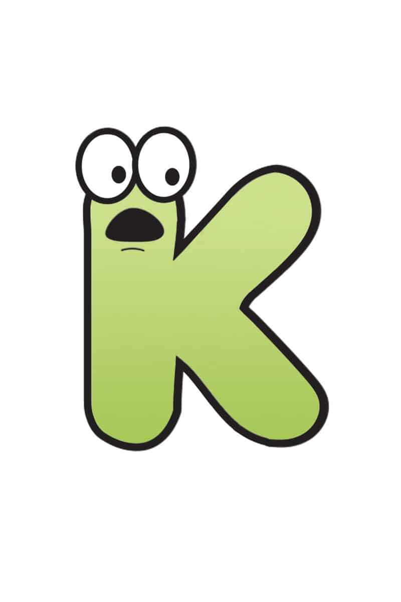 Free Printable Colorful Cartoon Letters Alphabet