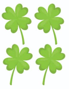 6 Free Printable Four Leaf Clover Templates