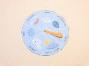 Free Weather Wheel Printable Preschool Activity