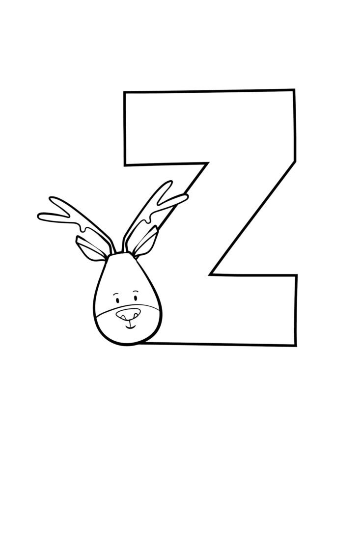 Free Printable Bubble Letter Z