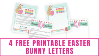 4 Free Printable Easter Bunny Letters