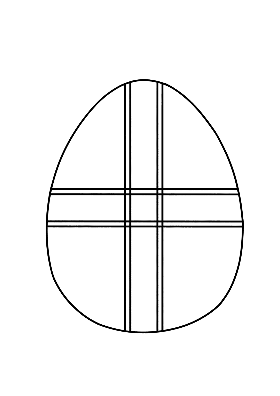 15 Free Printable Easter Egg Coloring Pages