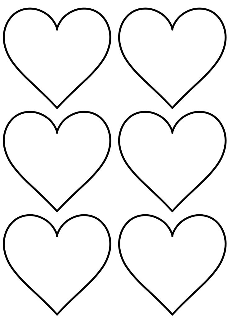 12 Free Printable Heart Templates Cut Outs