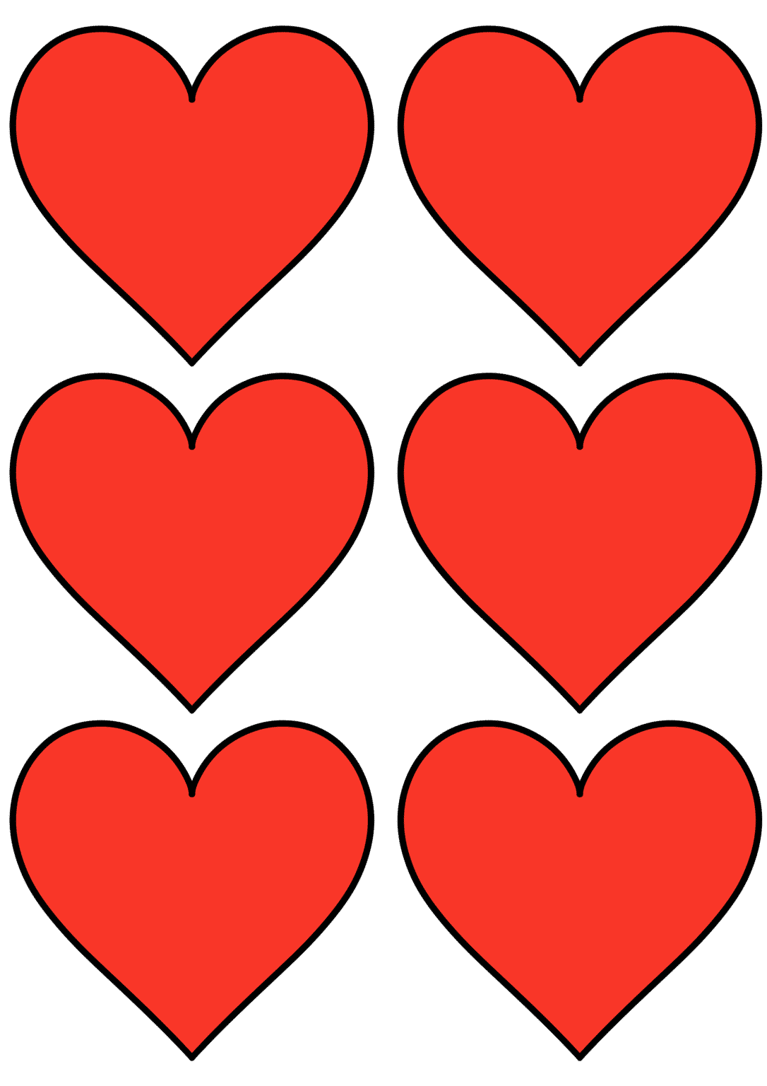12 Free Printable Heart Templates Cut Outs Freebie Finding Mom