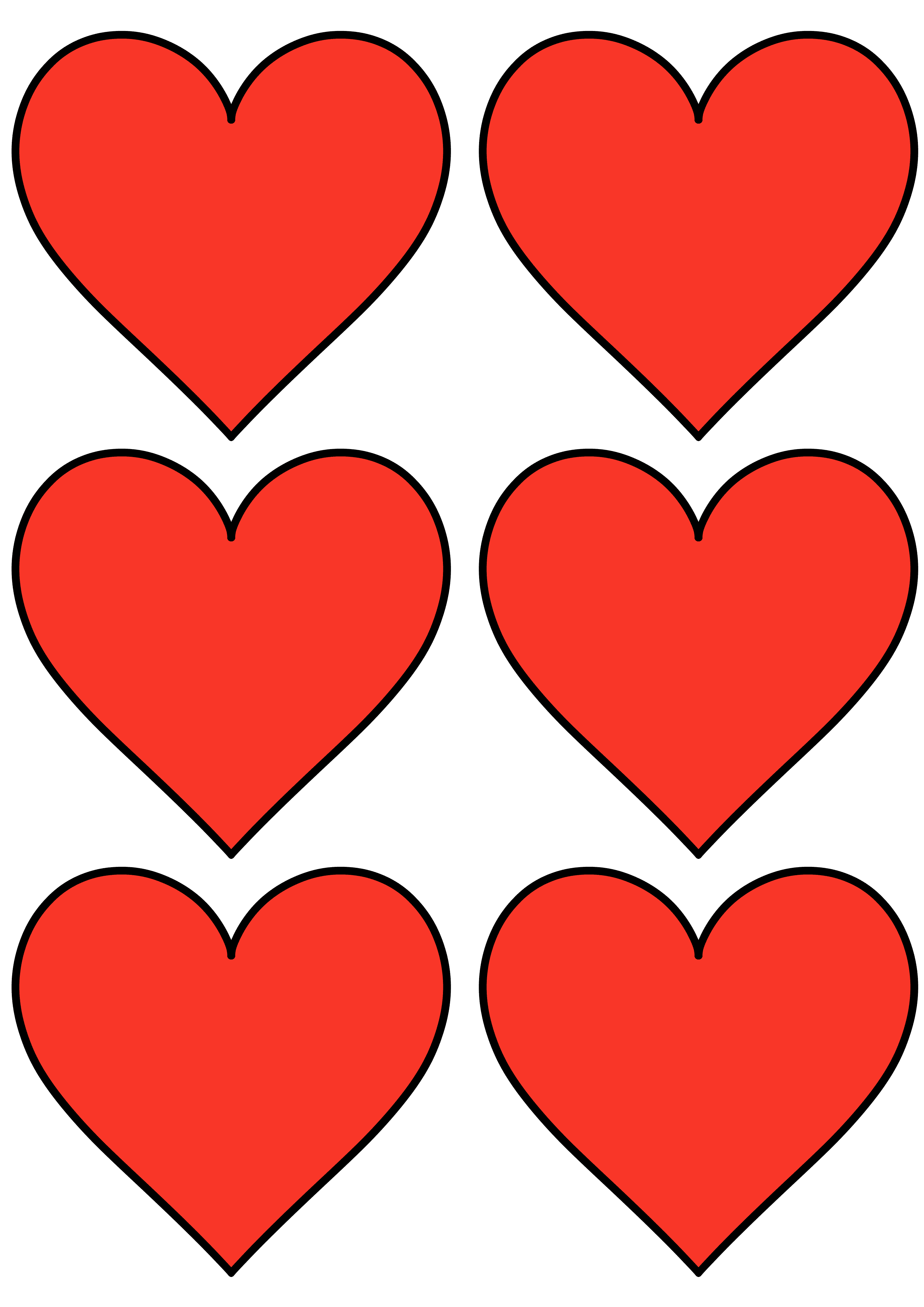 12 Free Printable Heart Templates Cut Outs Freebie Finding Mom