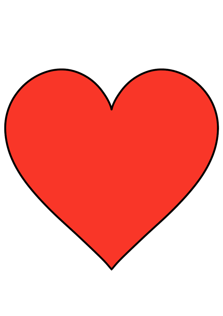 12 Free Printable Heart Templates Cut Outs Freebie Finding Mom