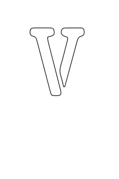 Free Printable Alphabet Stencils Templates - Freebie Finding Mom