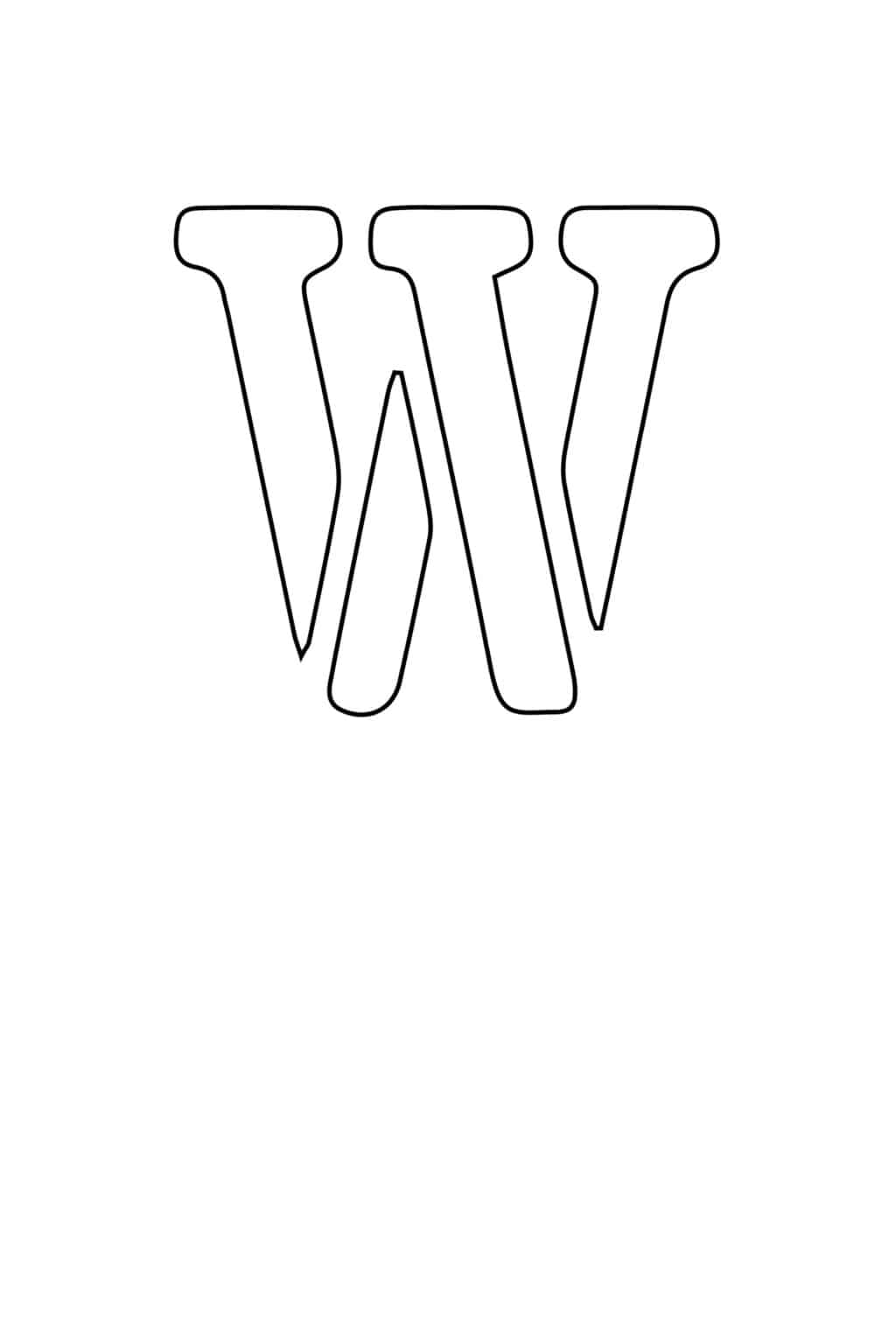 Free Printable Alphabet Stencils Templates - Freebie Finding Mom