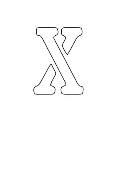 Free Printable Alphabet Stencils Templates - Freebie Finding Mom