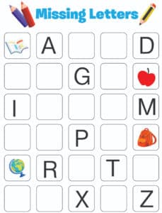 3 Free Printable Preschool ABC Worksheets
