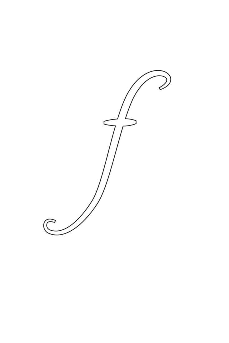 Free Calligraphy Letters Printable: Lowercase Alphabet
