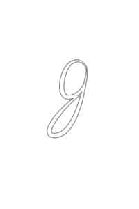 Free Calligraphy Letters Printable: Lowercase Alphabet