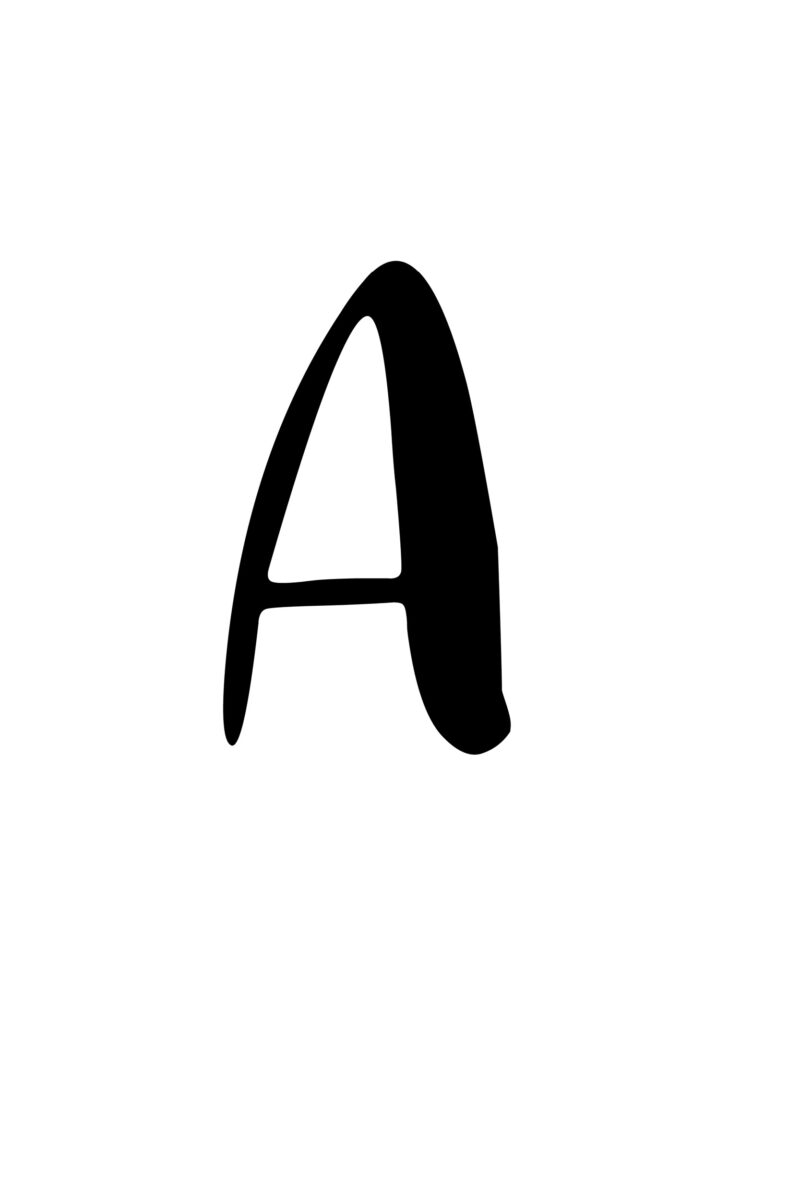 Free Printable Modern Calligraphy Alphabet - Freebie Finding Mom