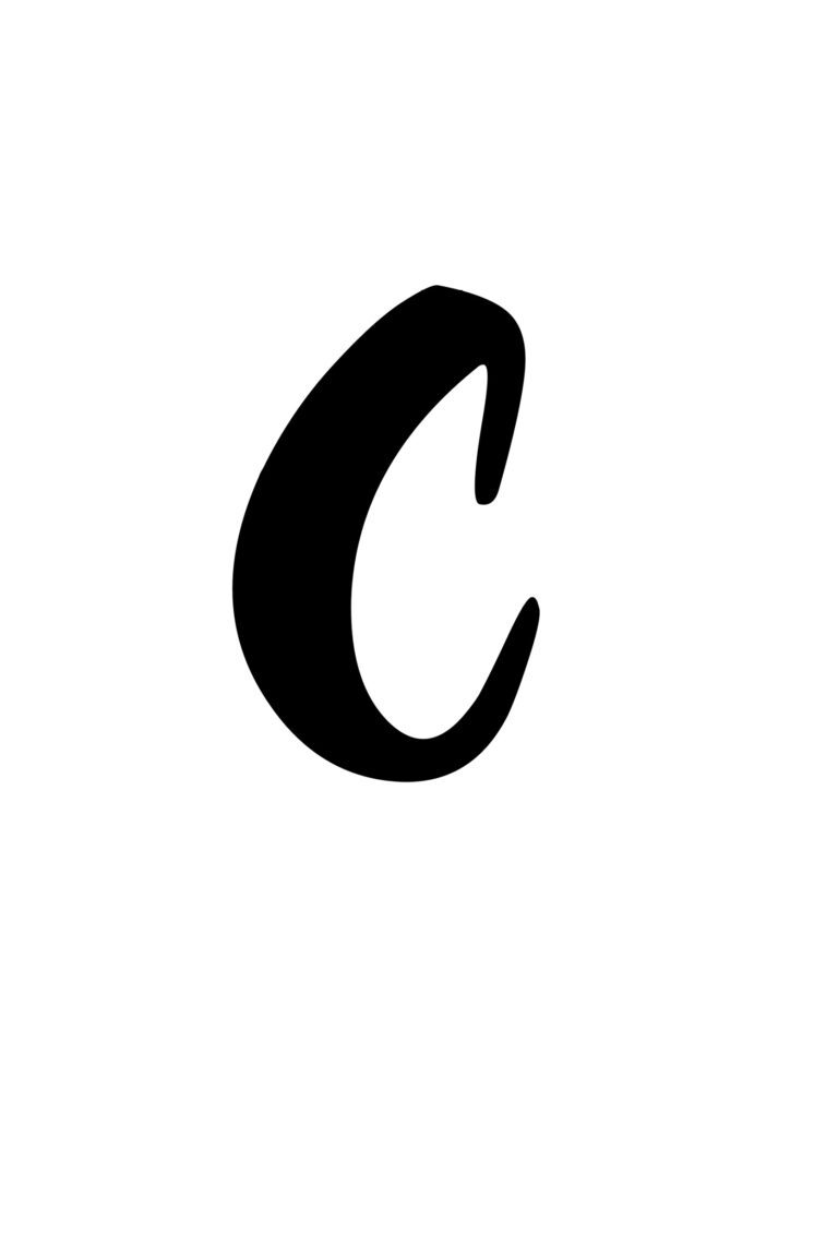 Free Calligraphy Letters Printable: Modern Capital Alphabet