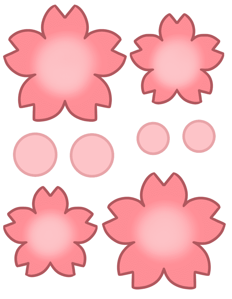 6 Free Printable Flower Templates