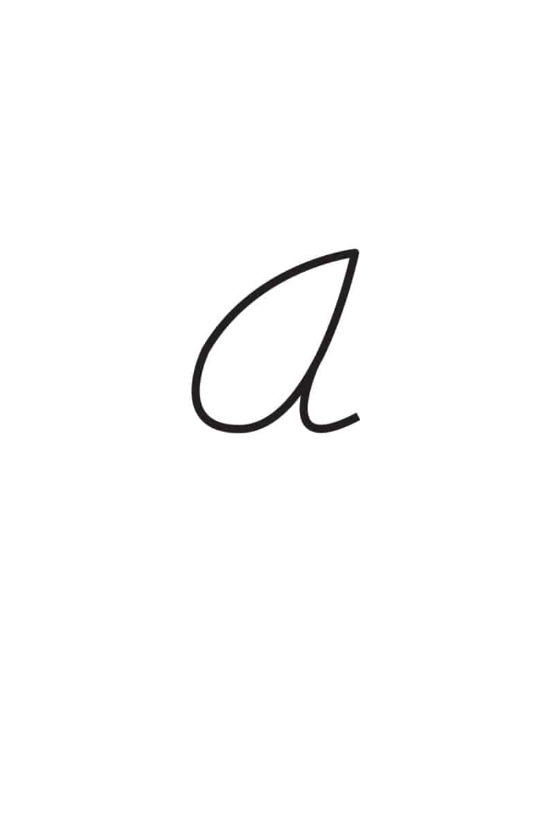 Free Printable Cursive Alphabet Letters