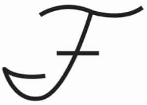 Free Cursive Letters Printable: Capital F