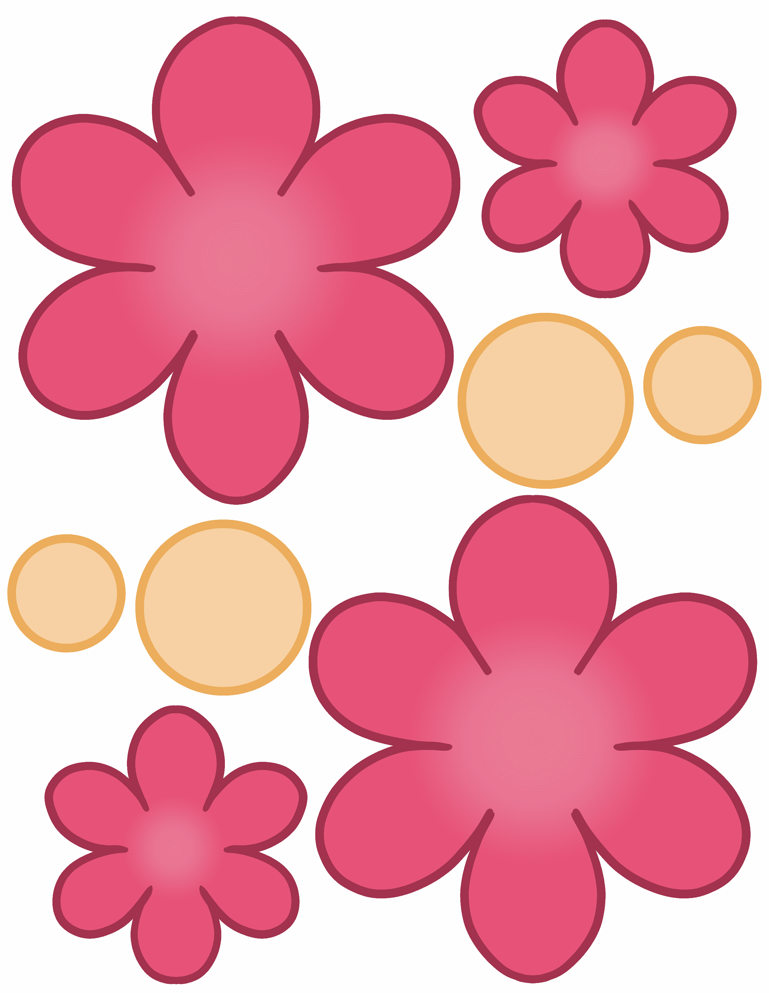 6 Free Printable Flower Templates LaptrinhX News