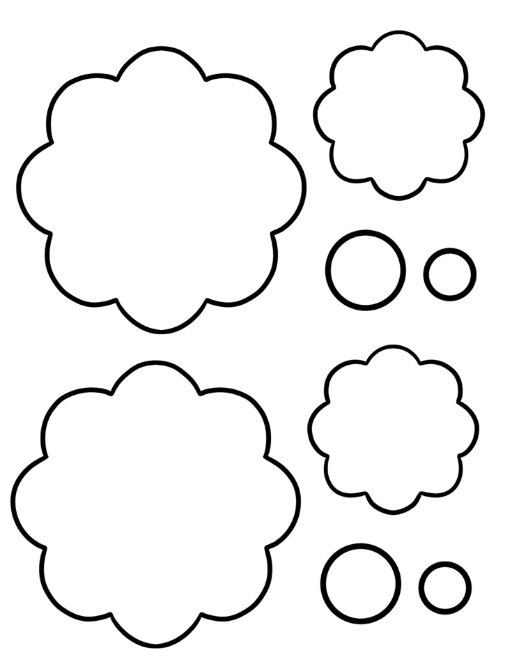 6 Free Printable Flower Templates