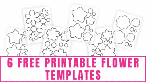 6 Free Printable Flower Templates